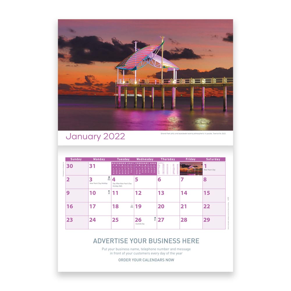 Australian Nightscapes Wall Calendar - Southern Cross Calendars