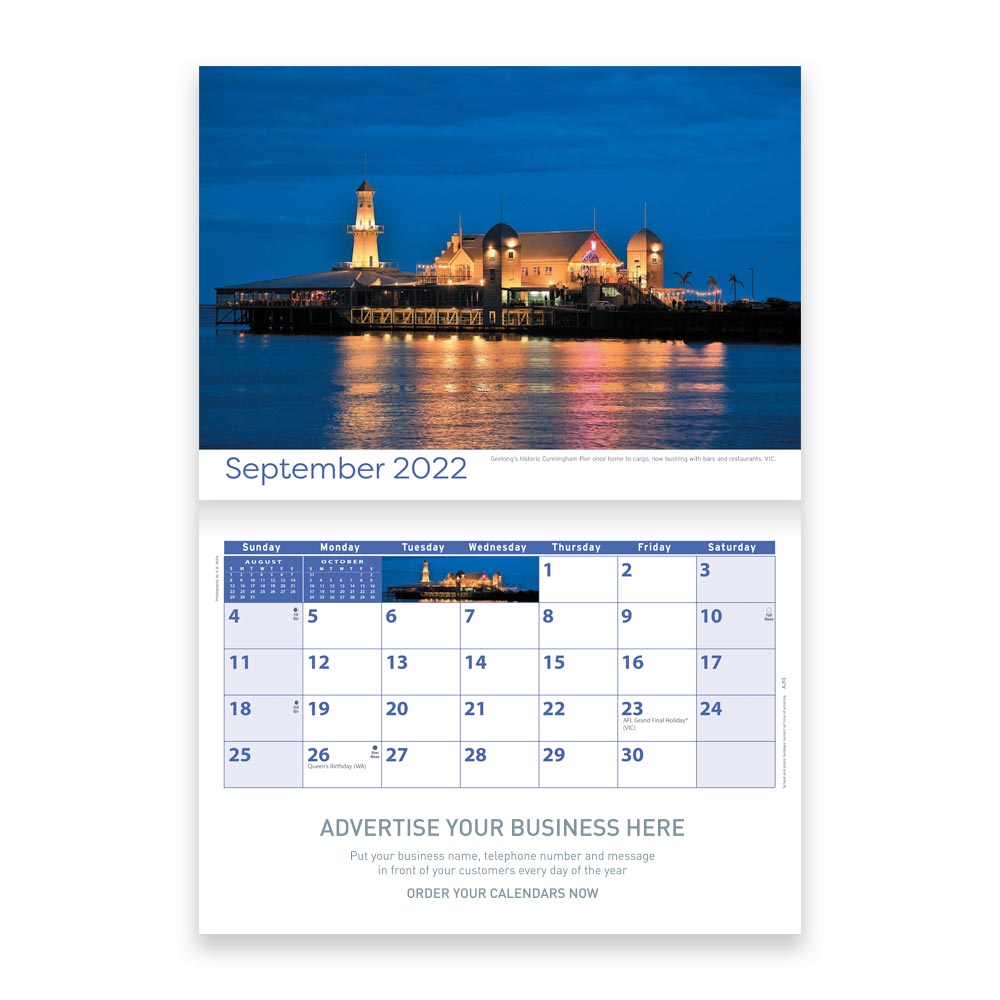 Australian Nightscapes Wall Calendar - Southern Cross Calendars