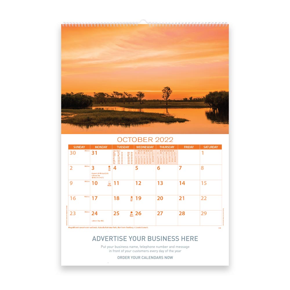 Australian Scenic Wall Calendar - Southern Cross Calendars