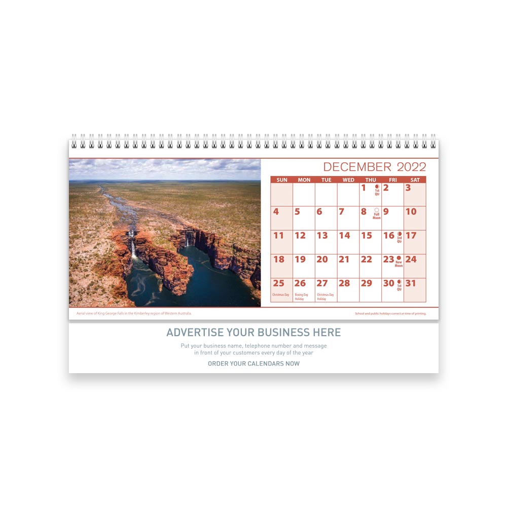 Australian Scenic Desk Top Calendar - Southern Cross Calendars