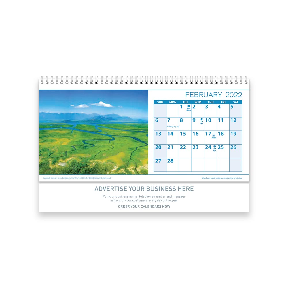 Australian Scenic Desk Top Calendar - Southern Cross Calendars