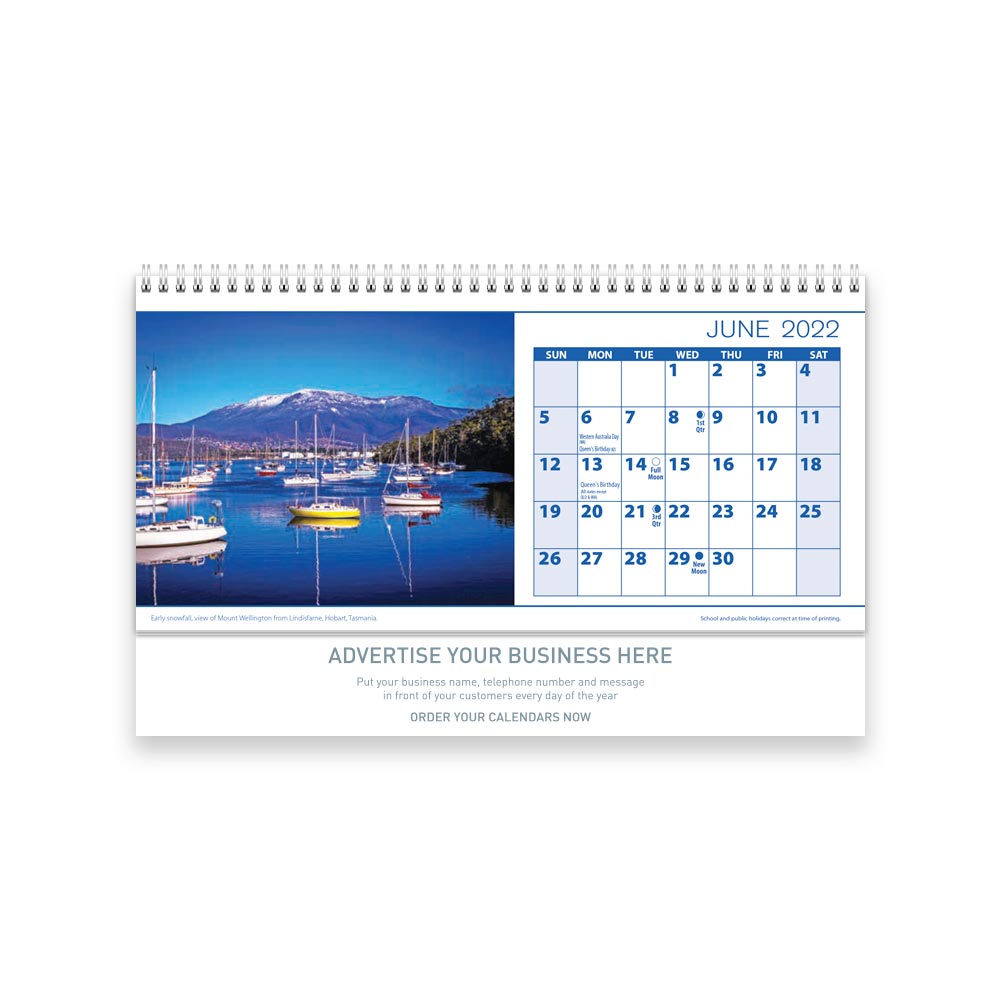 Australian Scenic Desk Top Calendar - Southern Cross Calendars