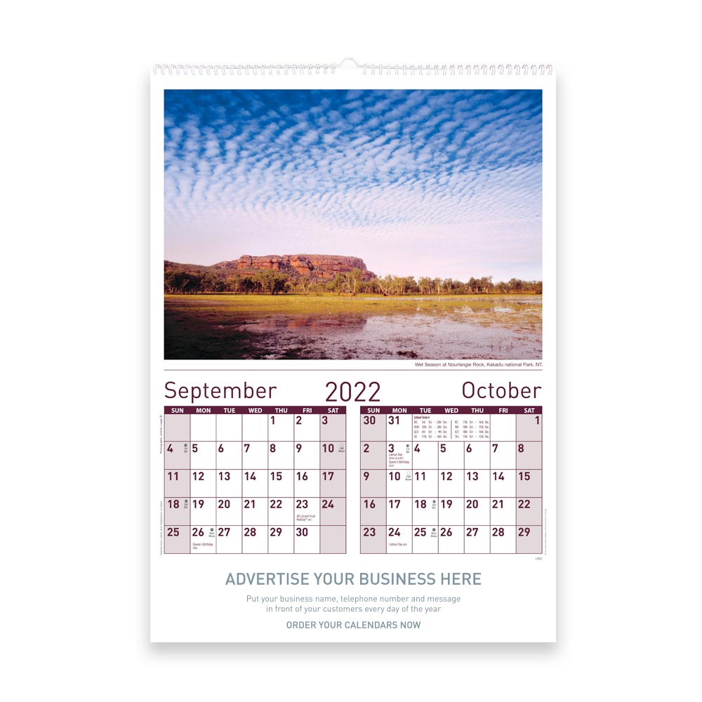 Australian Landscapes Wall Calendar - Southern Cross Calendars